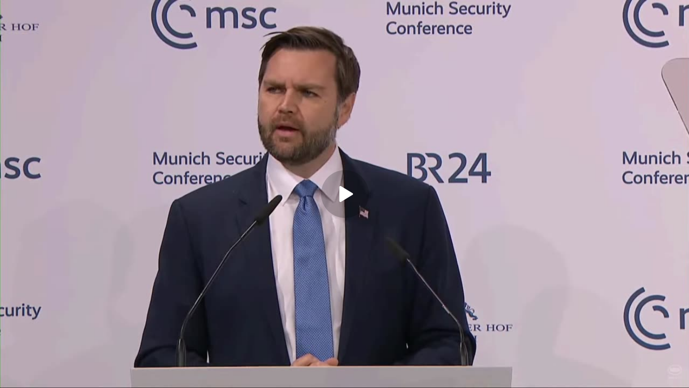 Vice President JD Vance Delivers Remarks at the Munich Security ...