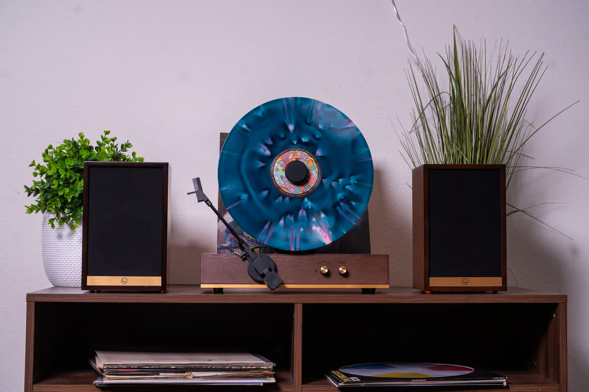 Vertical turntable makes spinning vinyl a living room centerpiece ...