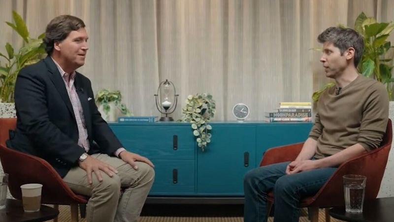 "He Was Definitely Murdered": Watch Sam Altman Squirm As Tucker Grills ...